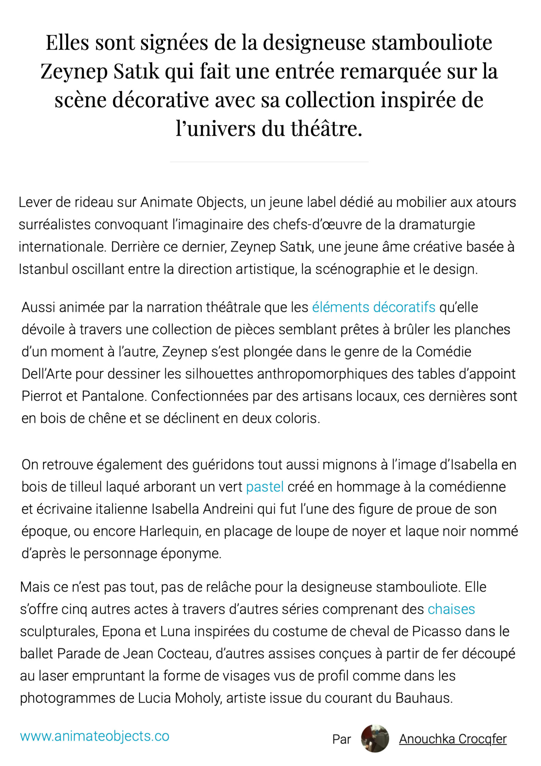 Press - Animate Objects